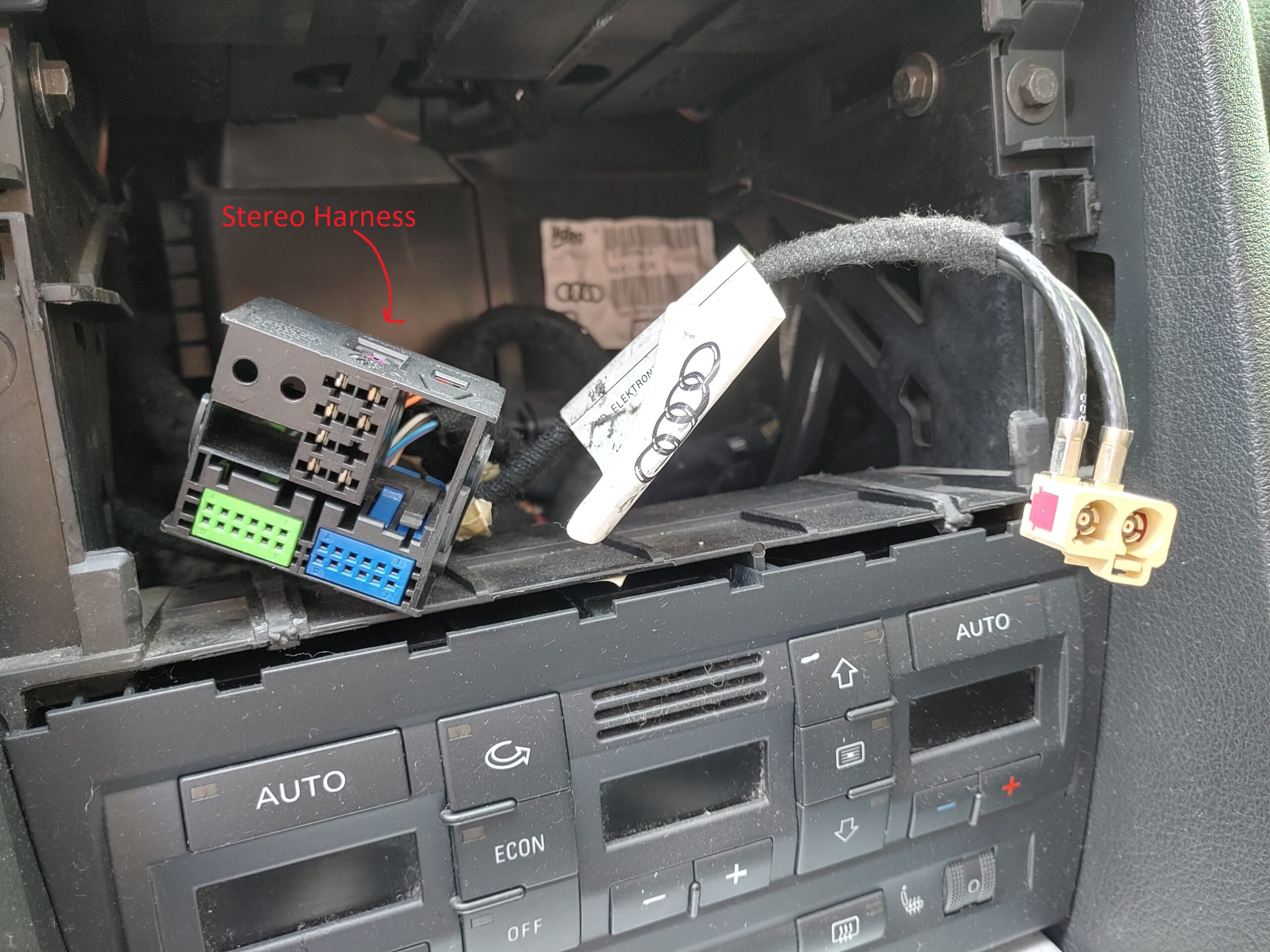 Replacing The Factory Audi Bose Stereo With An AUX Input Or Stereo Replacing The Factory Audi Bose Stereo With An AUX Input Or Stereo